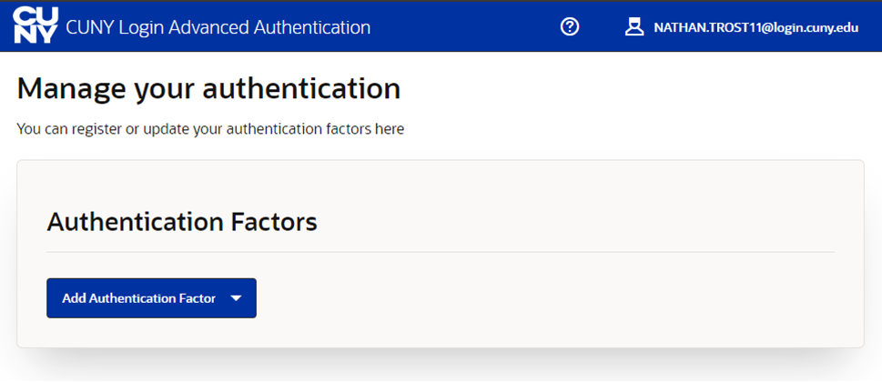 CUNY Login - Setting Up CUNY Login MFA and Responding to MFA Requests - CUNY Service Portal