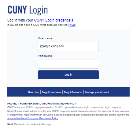 Remote Work - CUNY MFA Users Guide for Remote Access - CUNY Service Portal